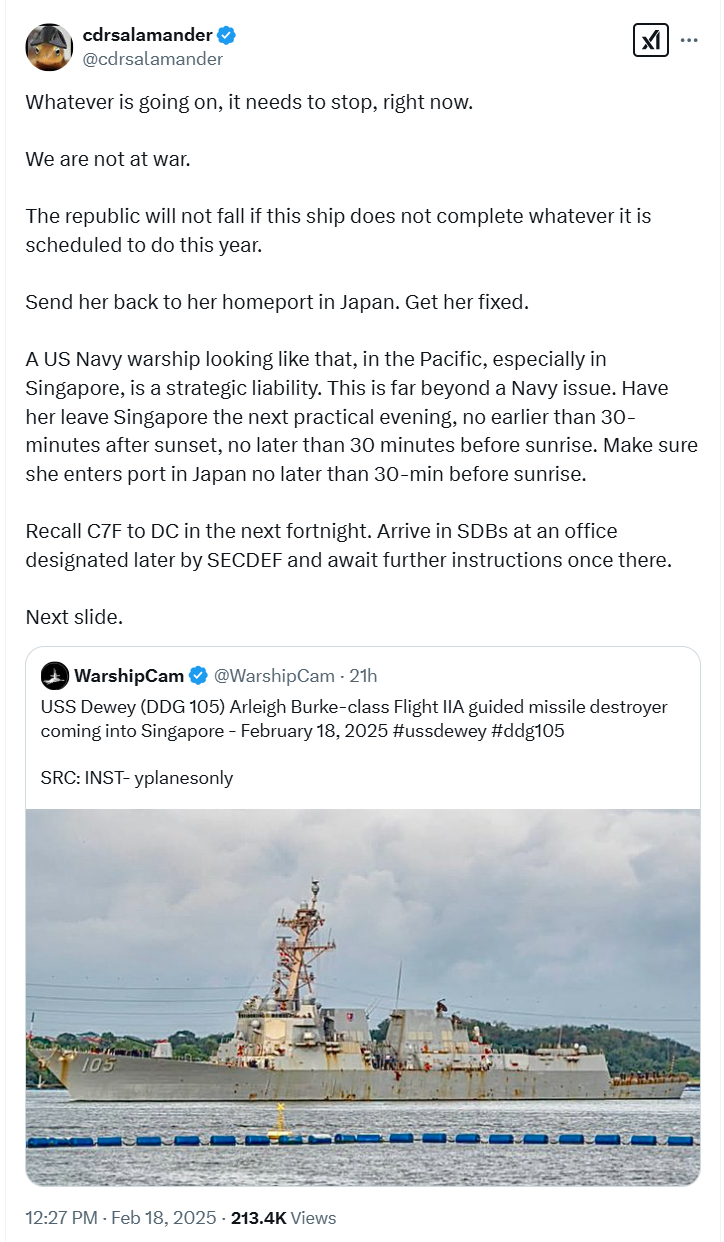 Doug Santo The U.S. Navy appears to be feeling the effects of DEI in it ...